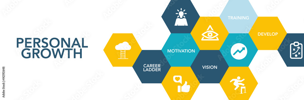 Personal Growth Icon Concept Stock Vector | Adobe Stock