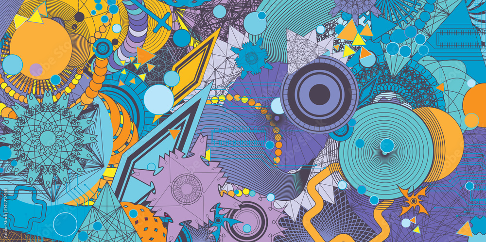 Abstract illustration. Difficult interesting background. Nice wallpaper ...