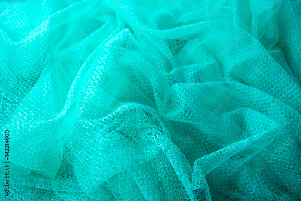 Green Mosquito net fabric abstract texture and background Stock Photo ...