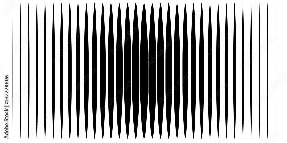 Vertical line halftone pattern with gradient effect. Template for ...
