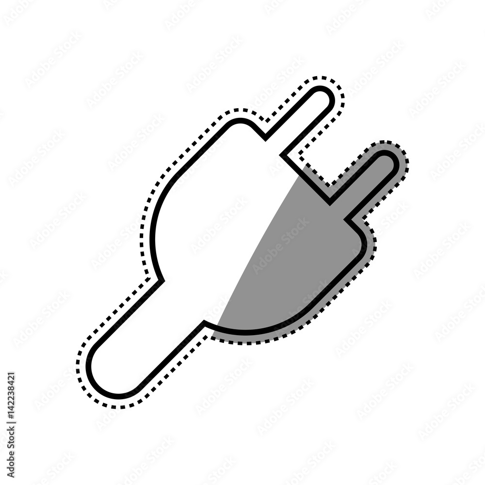 Isolated electric plug vector illustration graphic design Stock Vector ...
