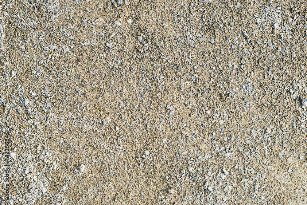 Sand with rubble road Stock Photo | Adobe Stock
