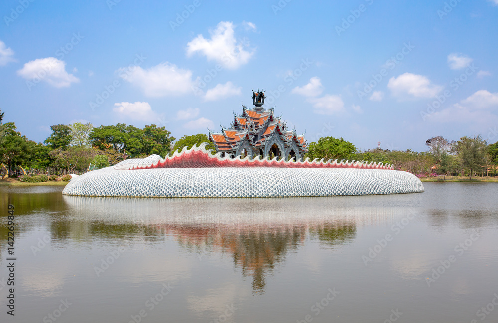 SAMUT PRAKAN, THAILAND, MARCH, 6, 2017 - Sumeru Mountain Palace in ...
