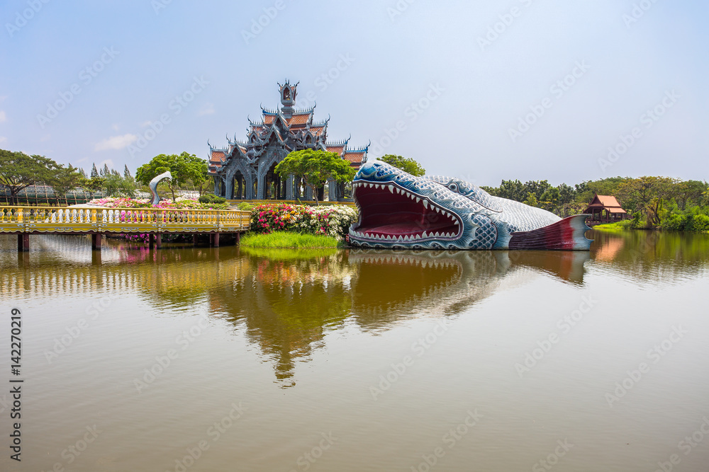 SAMUT PRAKAN, THAILAND, MARCH, 6, 2017 - Sumeru Mountain Palace in ...