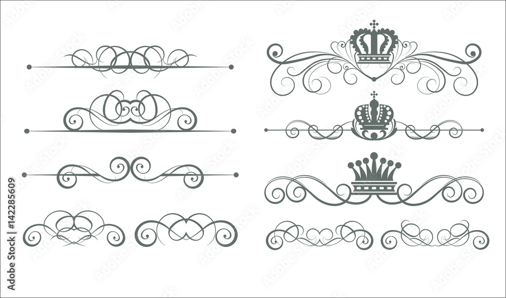 Victorian Crown Scrolls
