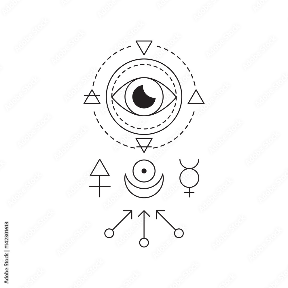Earth Element Symbol Tattoo