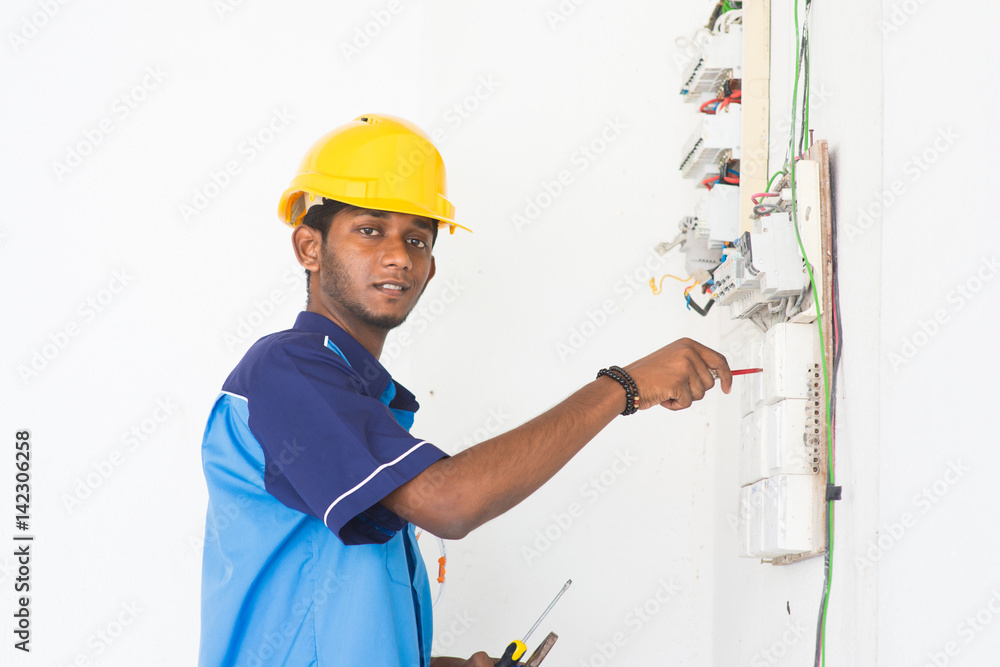 indian male electrician Photos | Adobe Stock