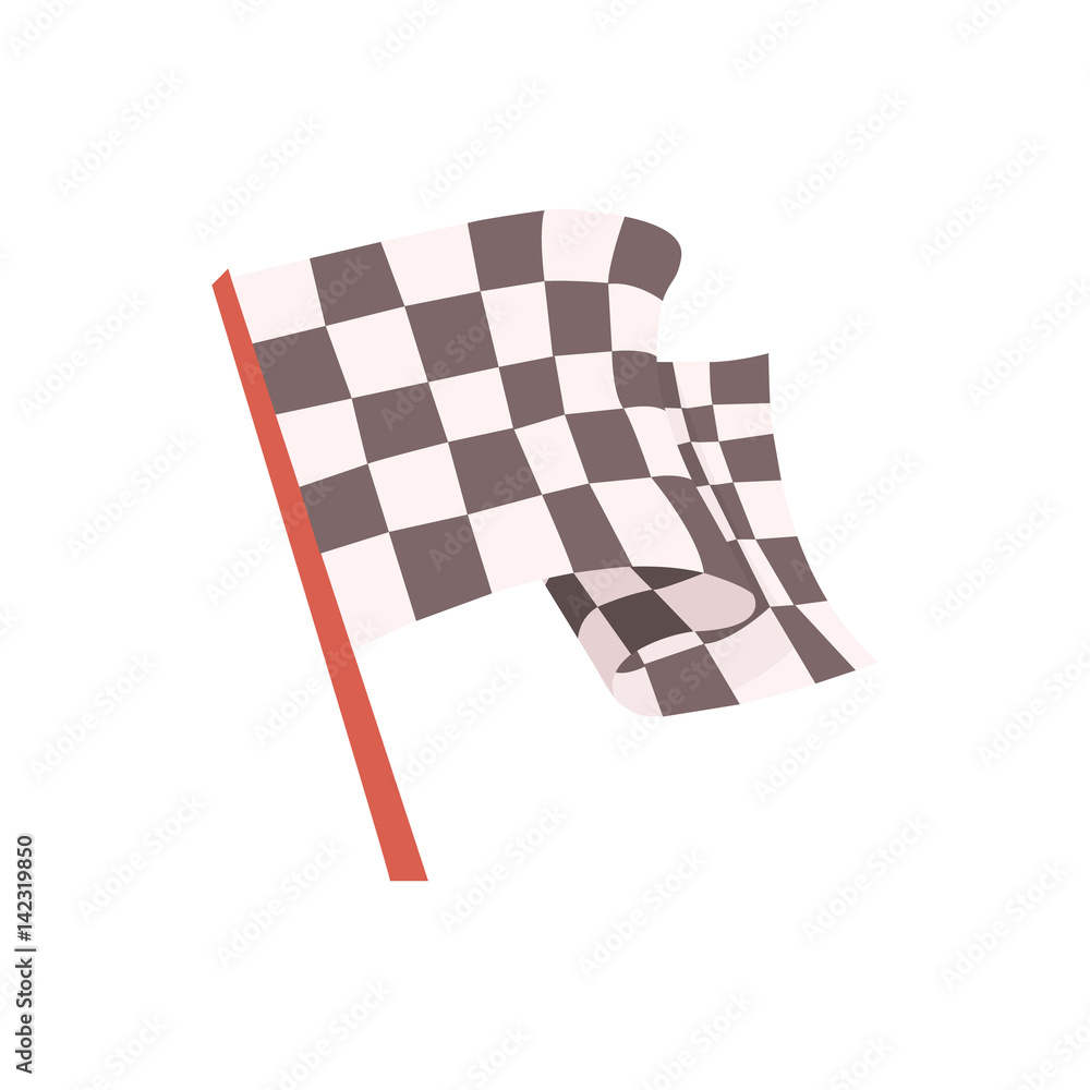 Checkered Flag For The Race Start Signal, Racing Related Objects Part ...