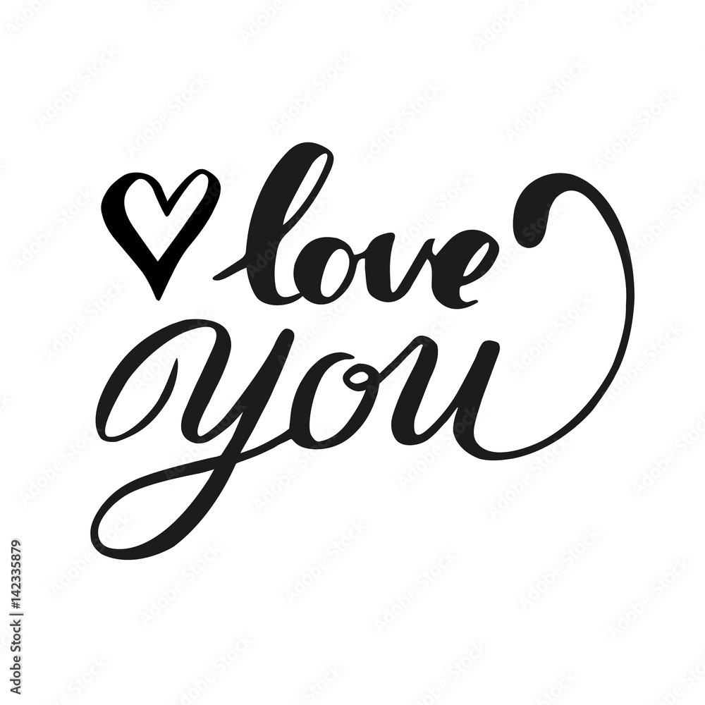 I Love You Divya Wordings I Love You Calligraphy Pen And Ink Stock ...