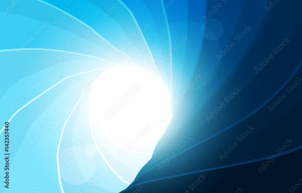 Blue cave wallpaper Stock Vector | Adobe Stock