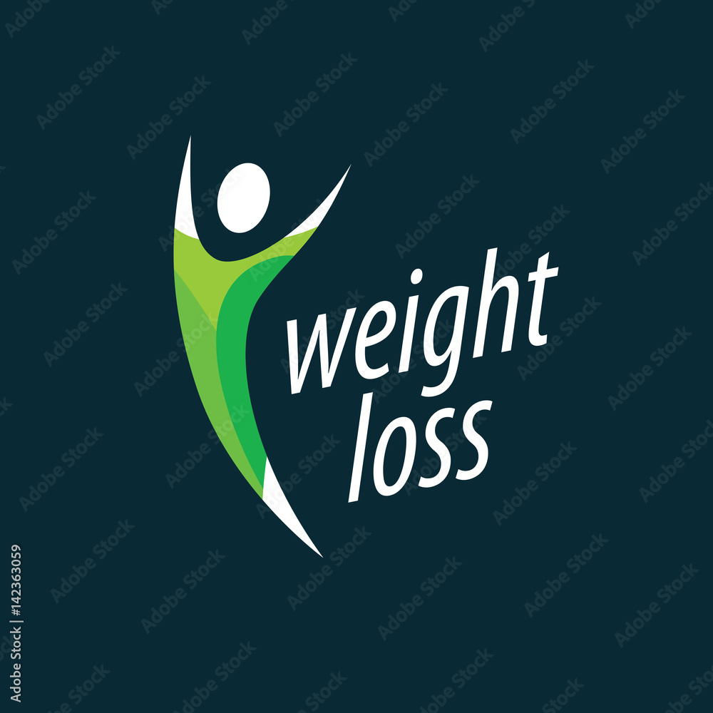 weight loss logo Stock Vector | Adobe Stock