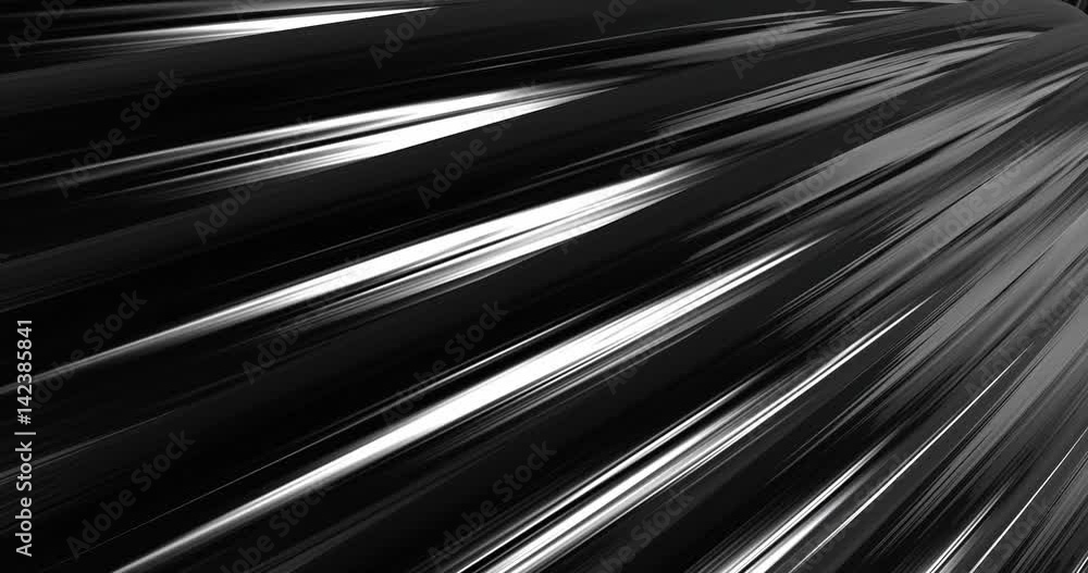Video Stock Abstract 4K background seamless loop of steel curves and ...