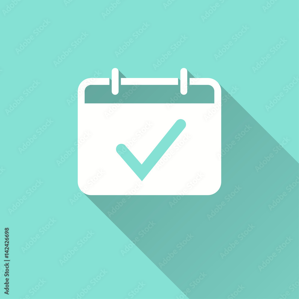 Planning calendar - vector icon. Stock Vector | Adobe Stock