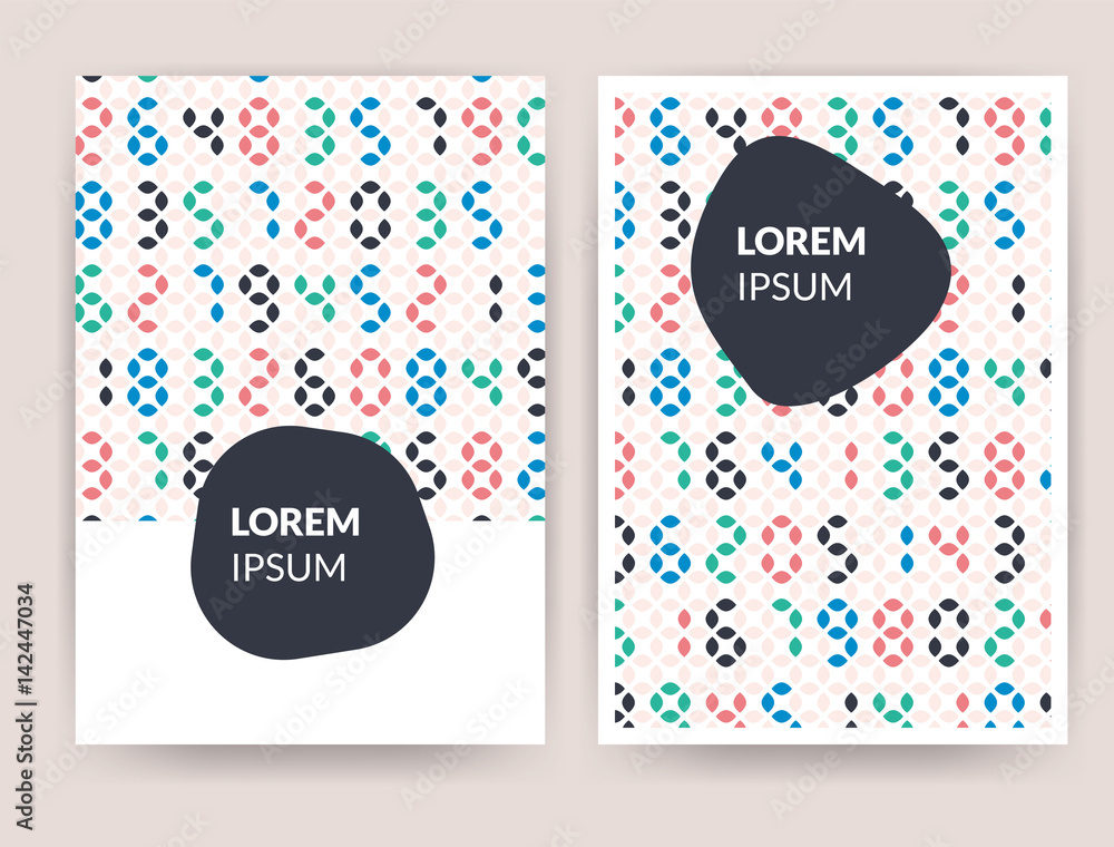 Back to school invitation or greeting card with numbers pattern. Can be ...