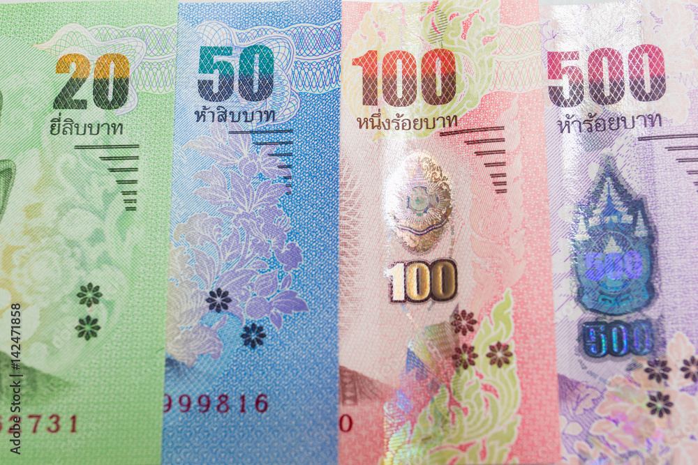 Poster Thai banknotes money background. – Wall Art | UkPosters