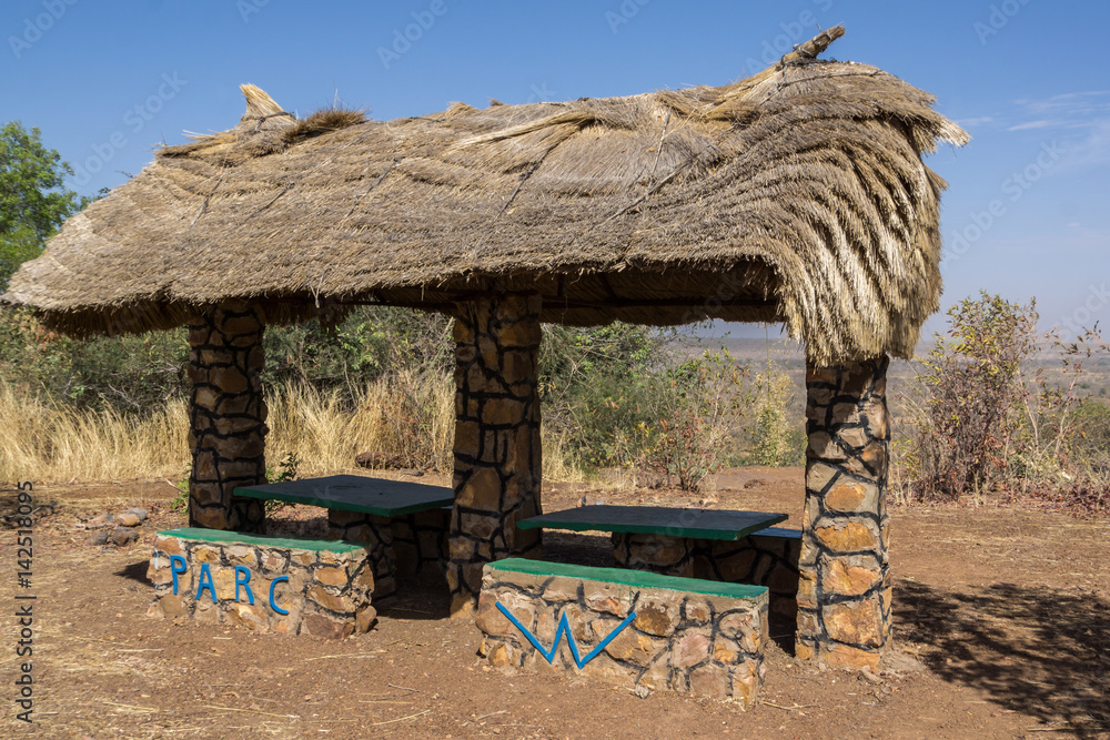 Entrance to National Park W, Niger, West Africa Stock-Foto | Adobe Stock