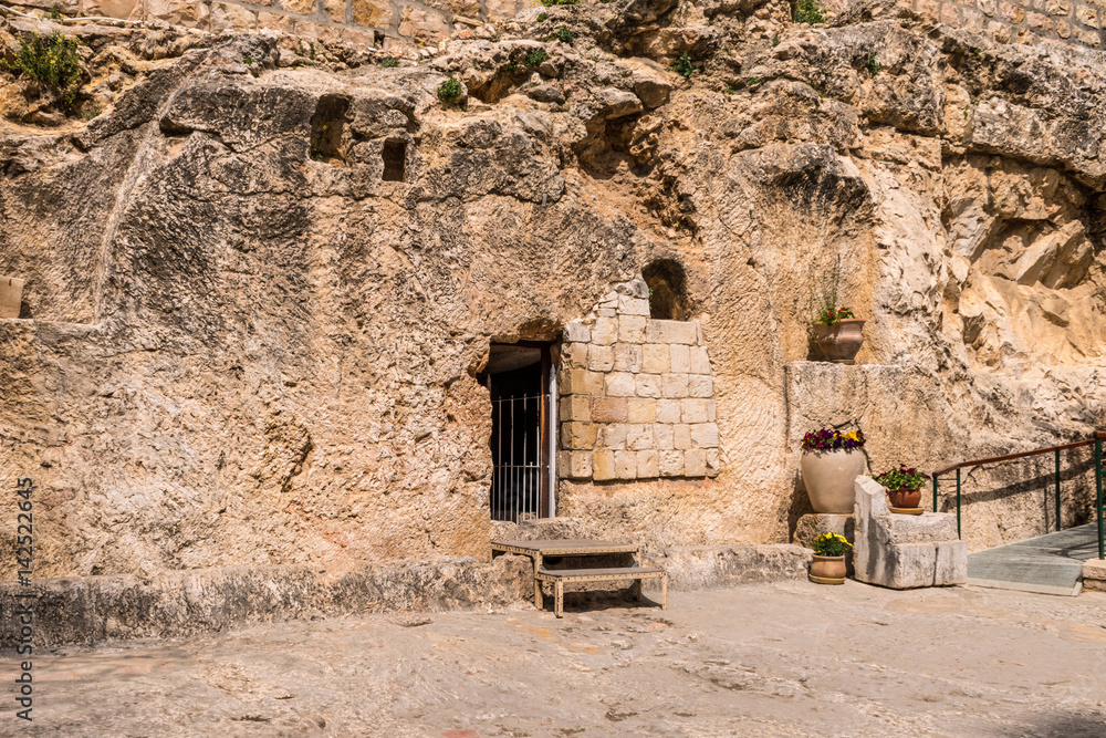 The Garden Tomb is a rock-cut tomb in Jerusalem has been considered by ...