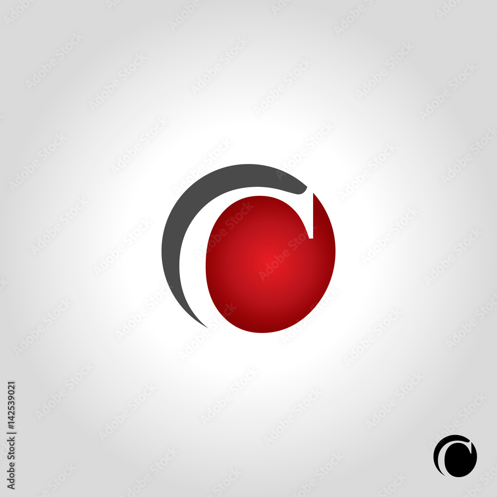 letter c logo, icon and symbol vector illustration Stock Vector | Adobe ...