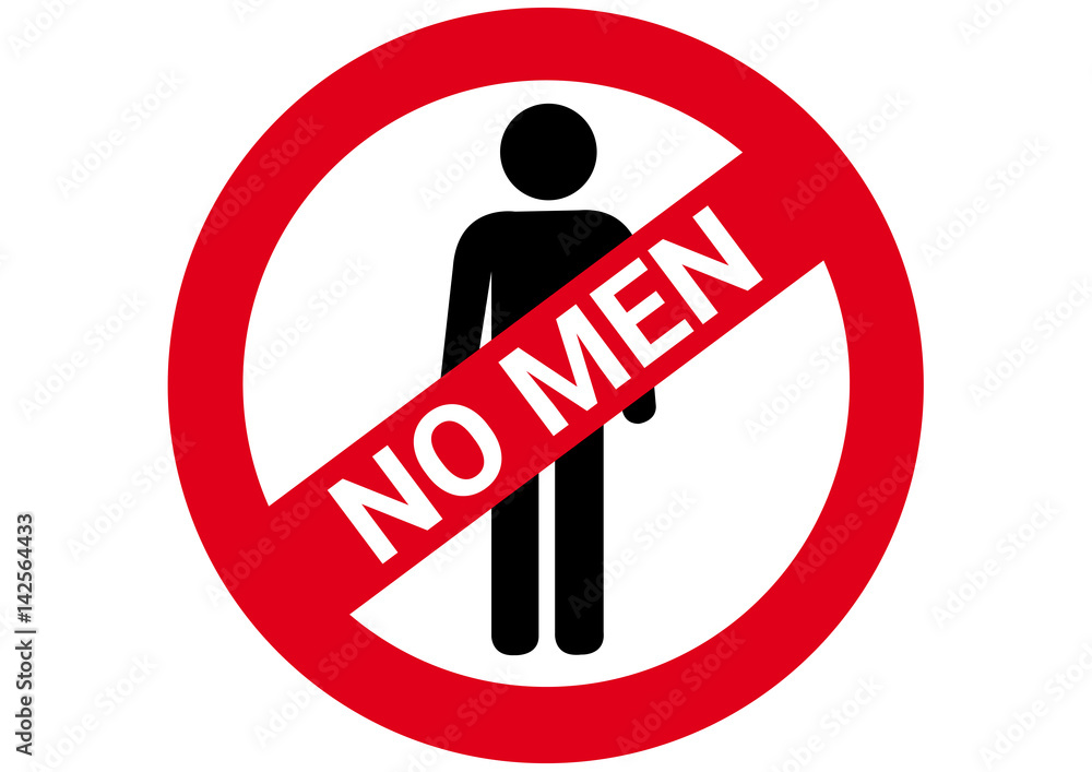 no men Stock-Vektorgrafik | Adobe Stock