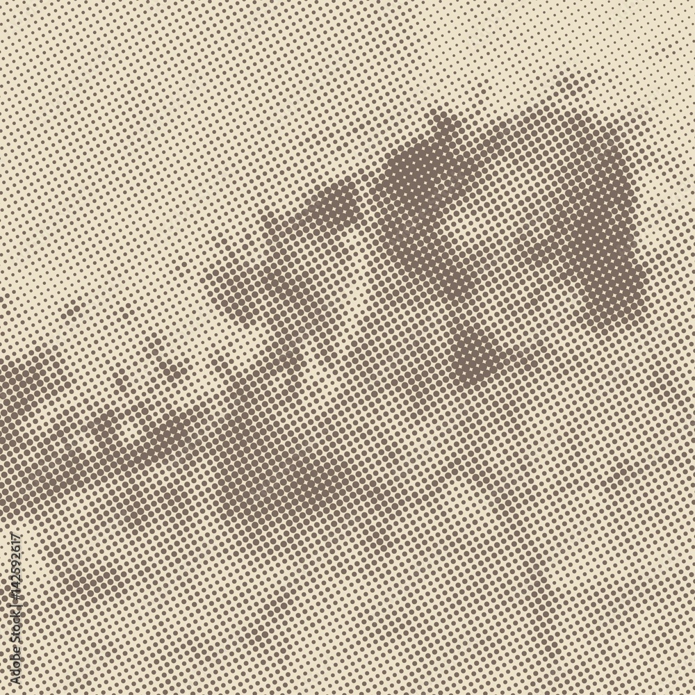 aged newspaper halftone abstract dotted background and texture Stock ...