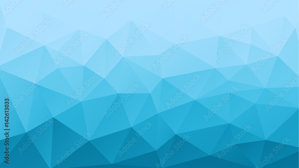 Abstract blue polygon vector background Stock Vector | Adobe Stock