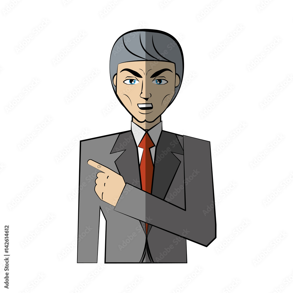 cartoon man character concept vector illustration eps 10 Stock Vector ...