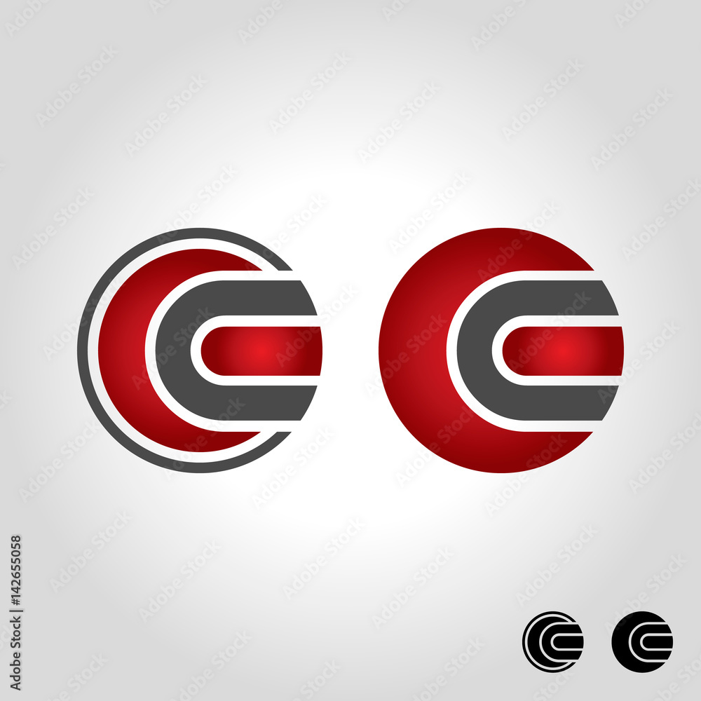 letter c logo, icon and symbol vector illustration Stock Vector | Adobe ...