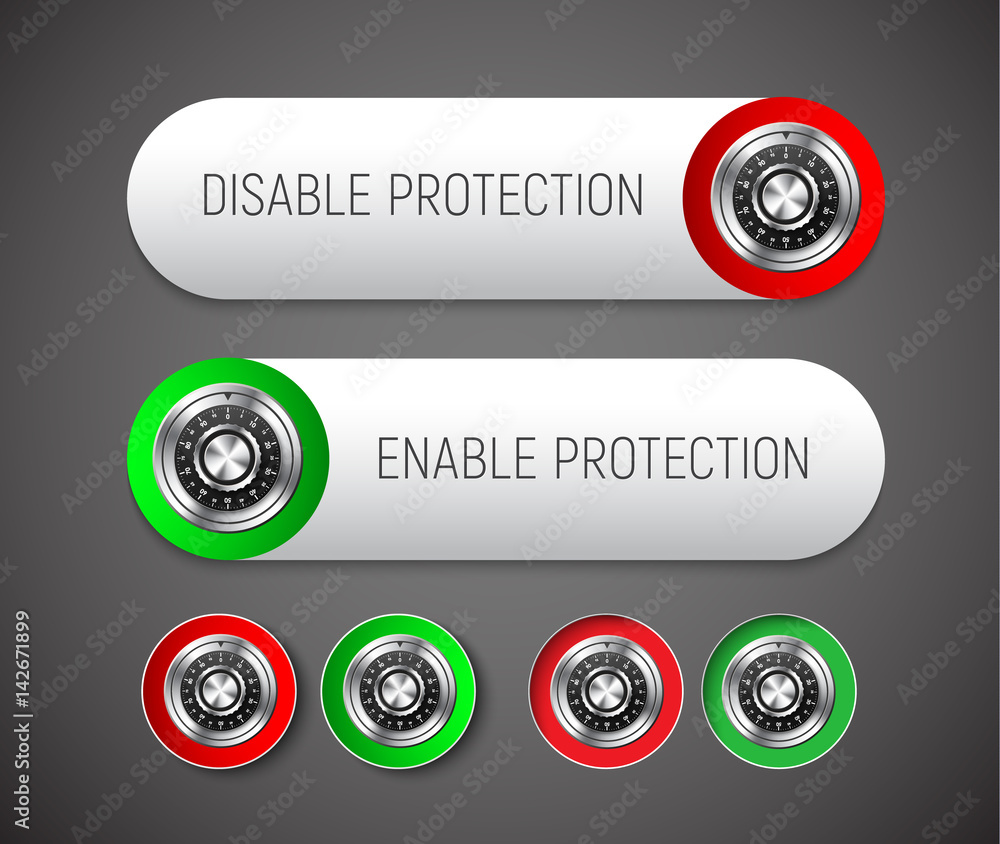 Design a round and rectangular button with rounded corners to enable ...