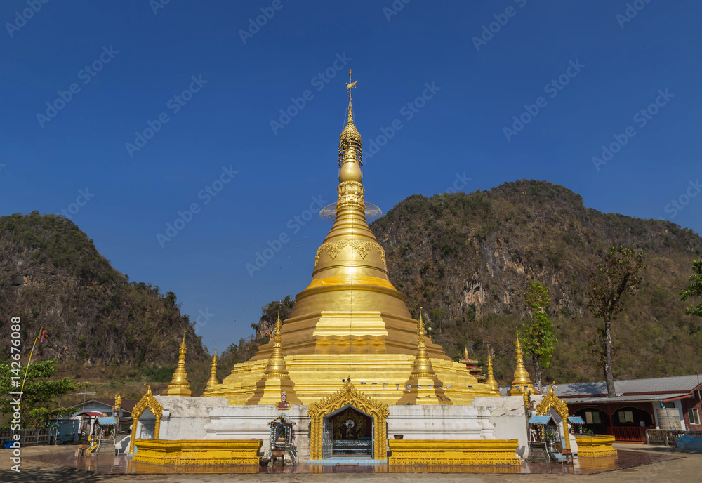 Golden Temples Burma