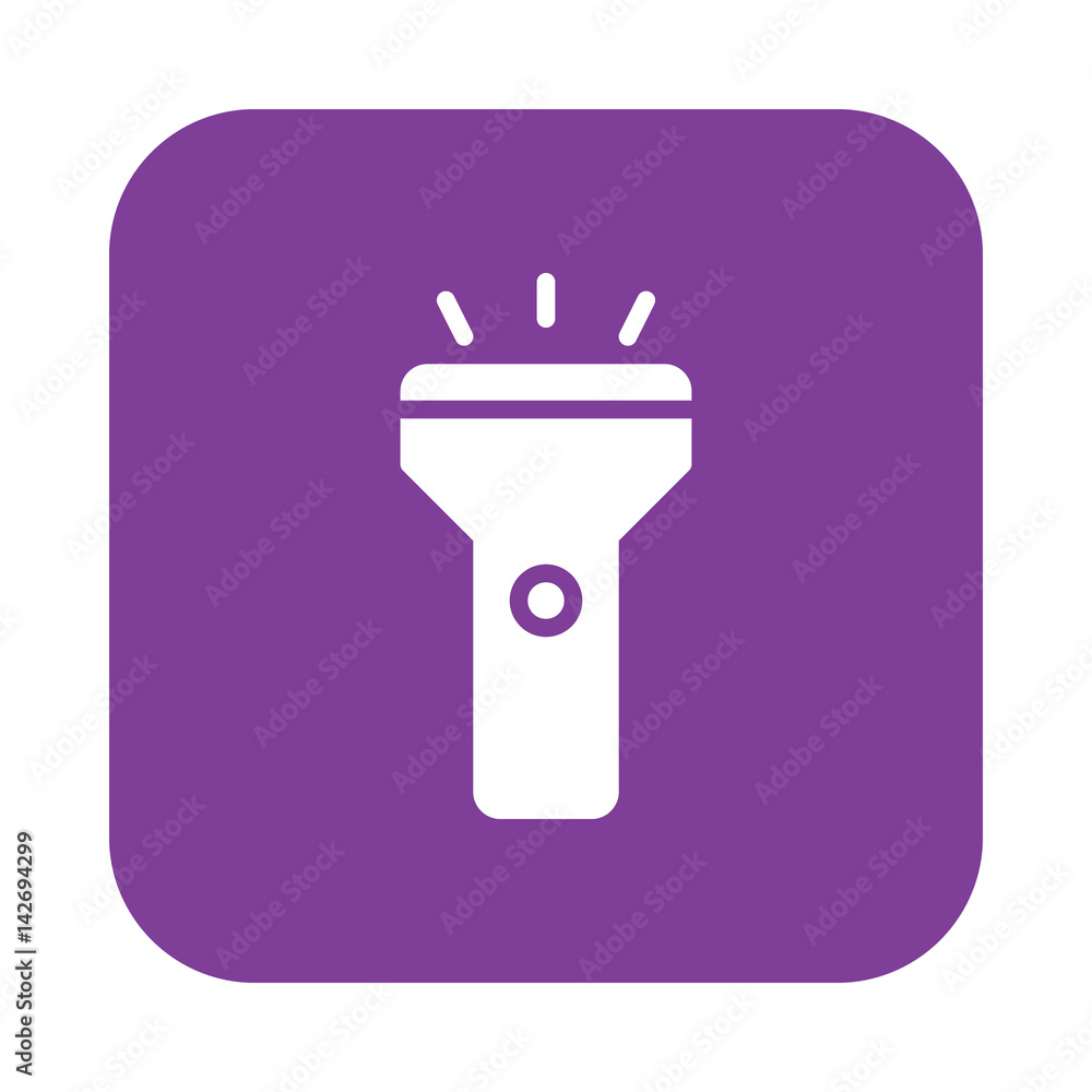 Flashlight Flat Icon