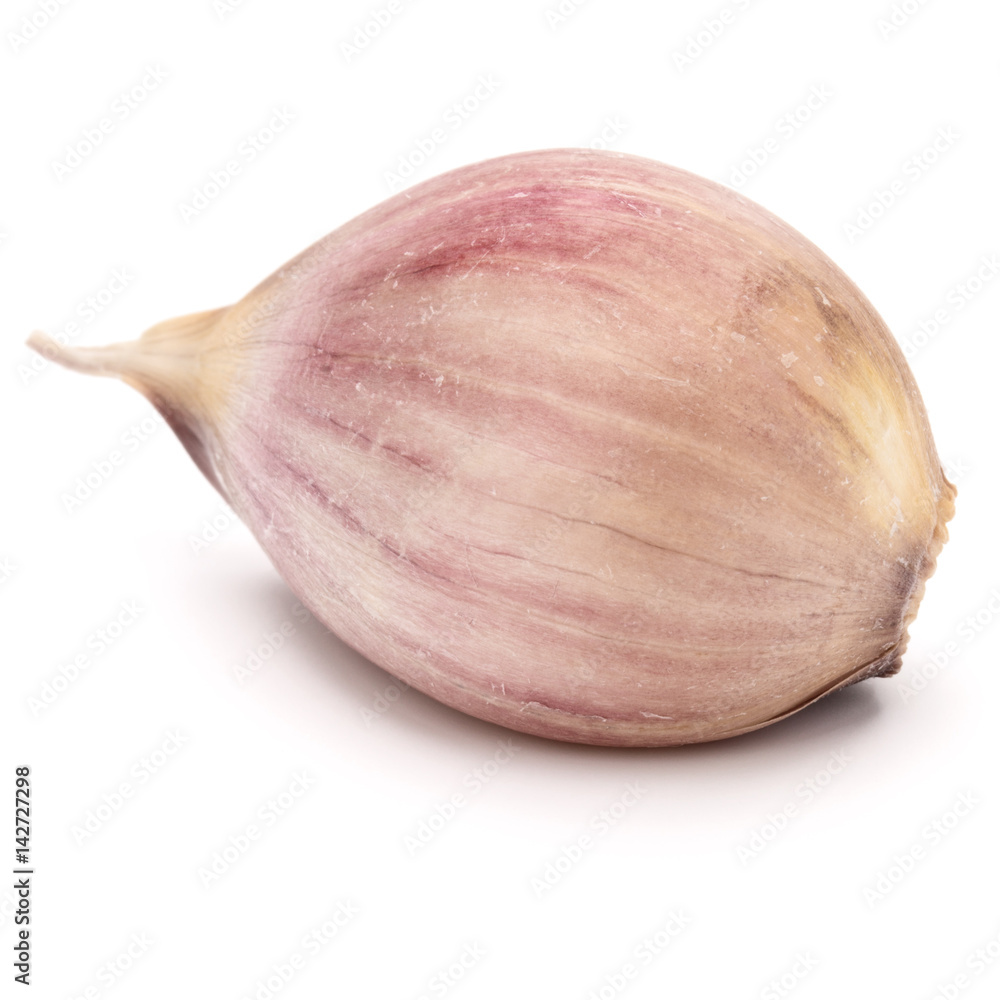 One garlic clove isolated on white background cutout Stock Photo ...