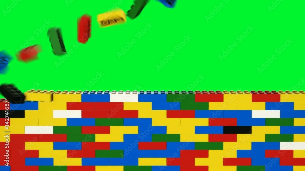 Brick wall transition, alpha channel included 4K. Wipe transition ...