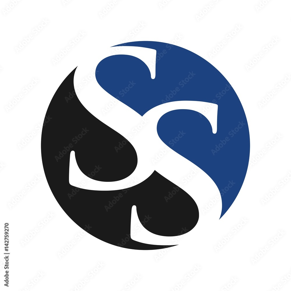 letter S and S logo vector. Stock Vector | Adobe Stock