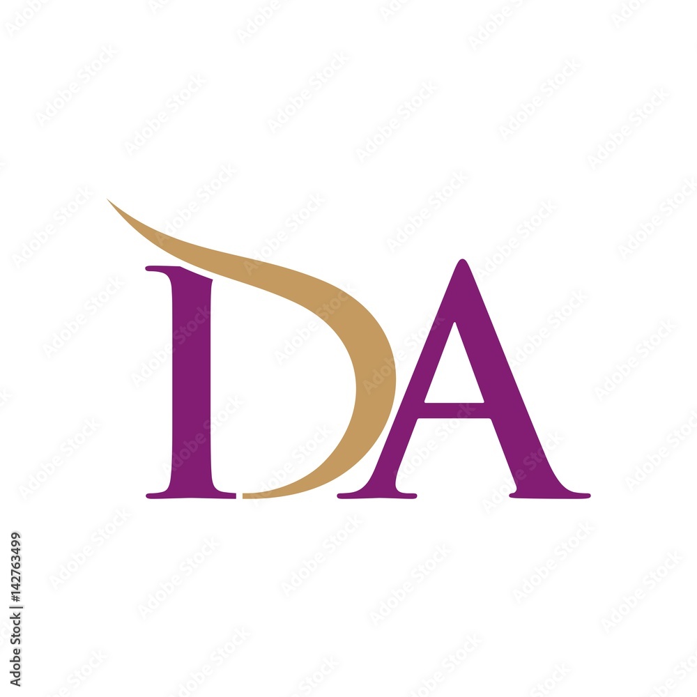 letter d and a logo vector. Stock Vector | Adobe Stock
