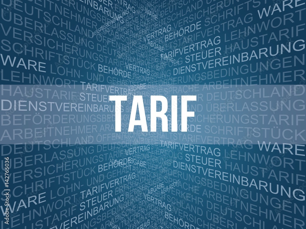 Tarif Stock-Illustration | Adobe Stock