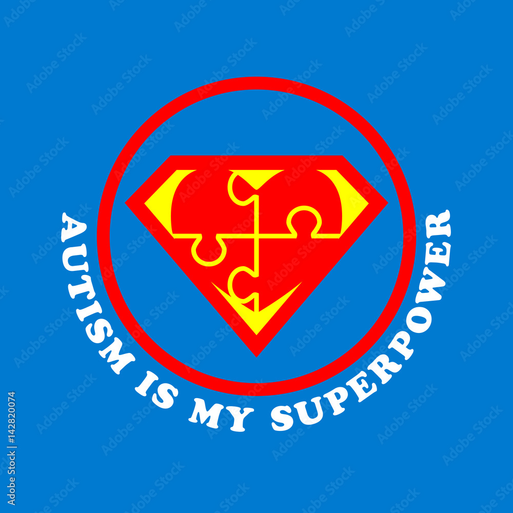 World autism awareness day. Symbol of autism. Medical flat illustration ...