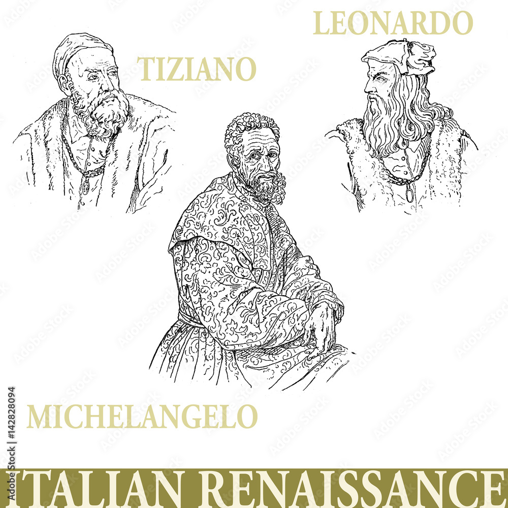 Famous artists of the Italian Renaissance, Michelangelo Buonarroti ...