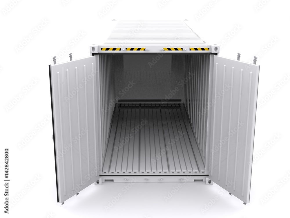 Reefer Container Stock Illustration | Adobe Stock