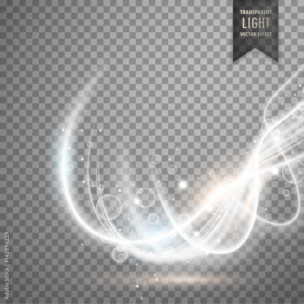 abstract transparent white light effect vector background Stock Vector ...