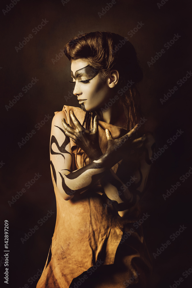Shaman Woman Stock Photo | Adobe Stock