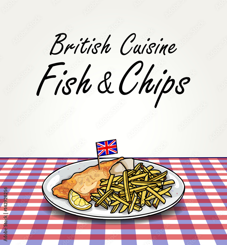 British Food Fish And Chips