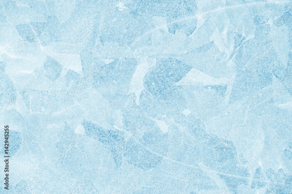 ice background texture. ice with different shapes and cracks. Stock ...