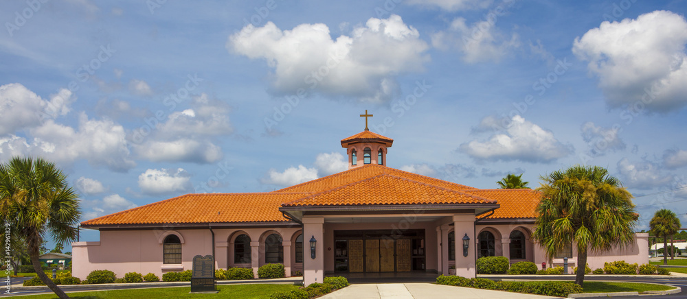 San Pedro Catholic Church, North Port, Florida Stock Photo | Adobe Stock