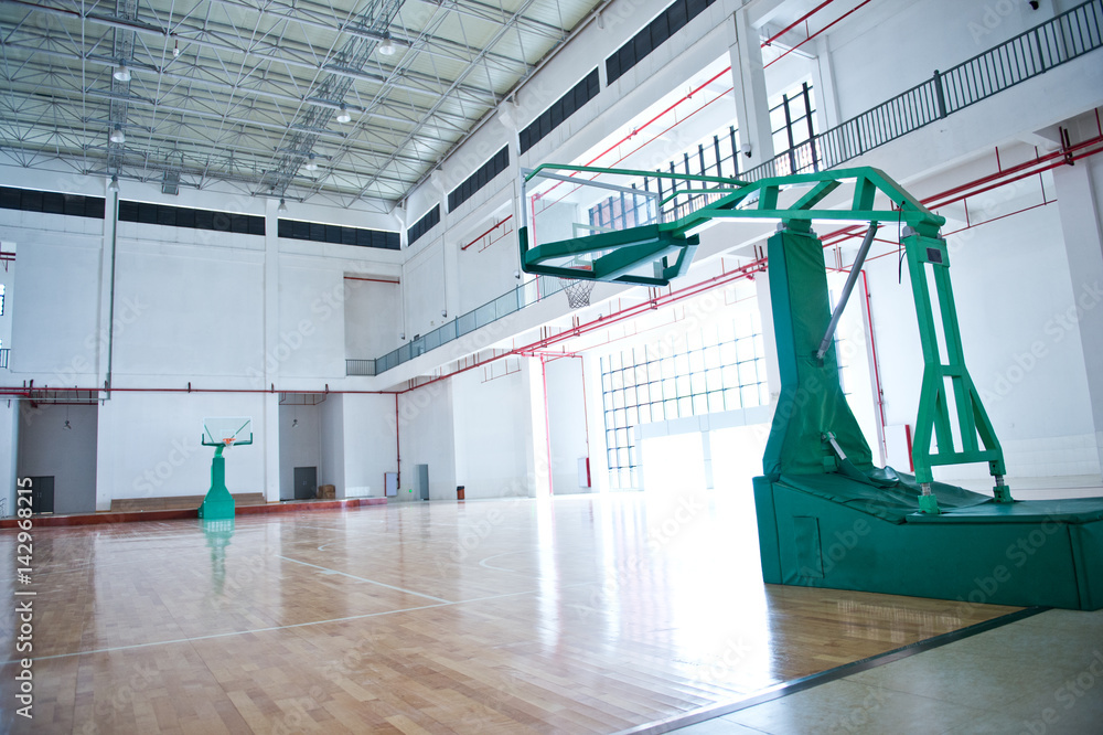 basketball court, school gym indoor. Stock Photo | Adobe Stock