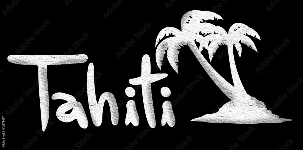 Tahiti symbol Stock Illustration | Adobe Stock