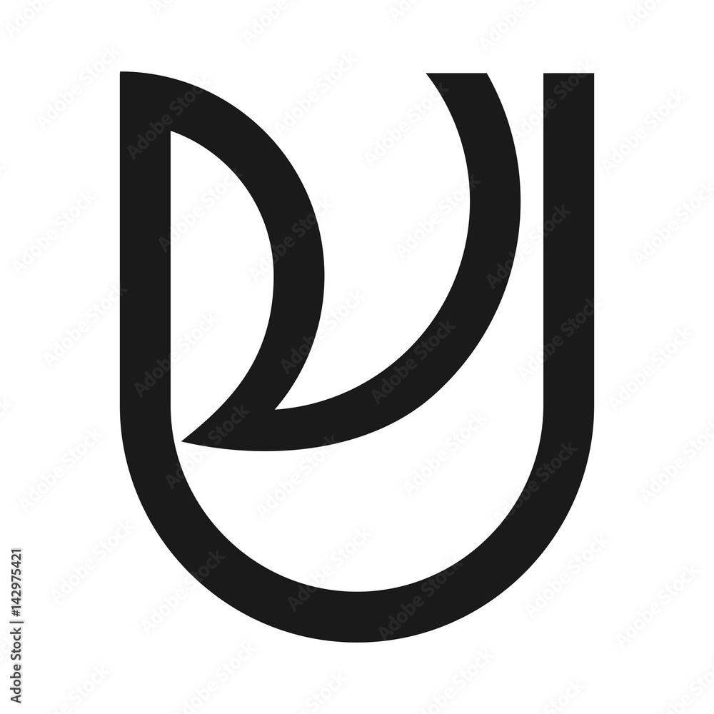 letter U and R logo vector. Stock Vector | Adobe Stock