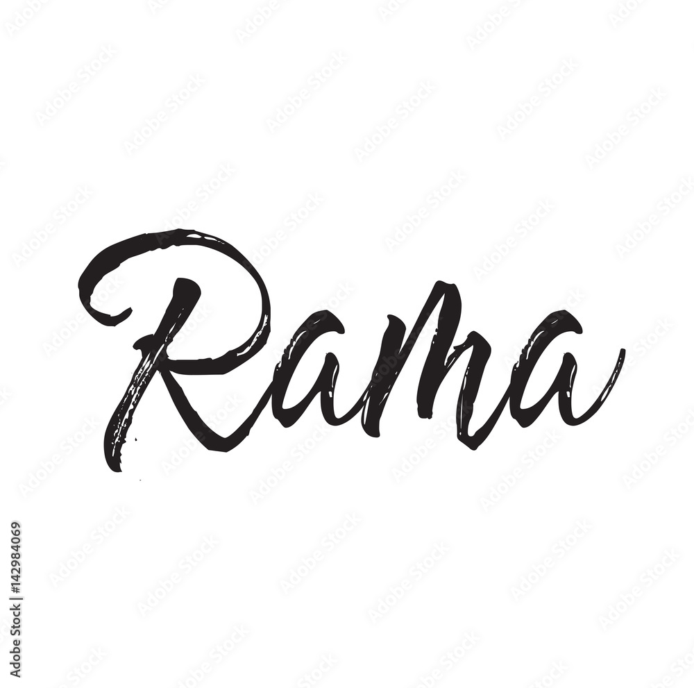krishna, text design. Vector calligraphy. Usable as background. Stock ...