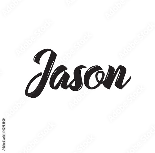 The Name Jason In Cursive