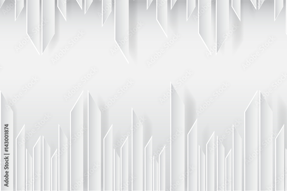 Geometric lines white texture background vector Stock Vector | Adobe Stock