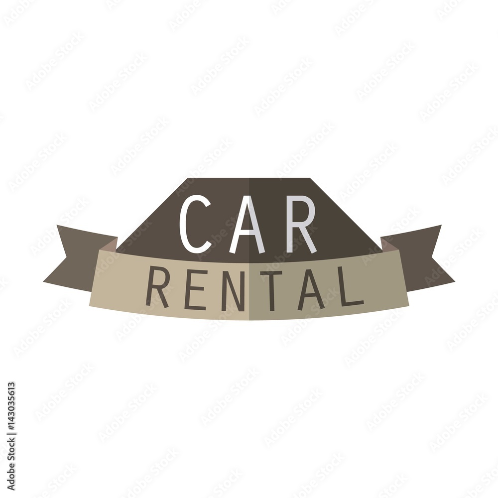 Vecteur Stock car rent logo with text space for your slogan / tagline ...